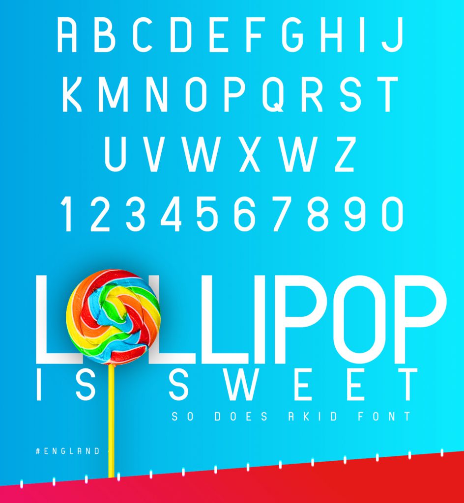 Free Font: AKID › FreeTypography