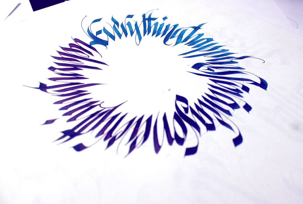 Interview with Calligraphy Artist Anaroop Kerketta › FreeTypography