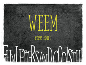 Free Font: Weem › FreeTypography