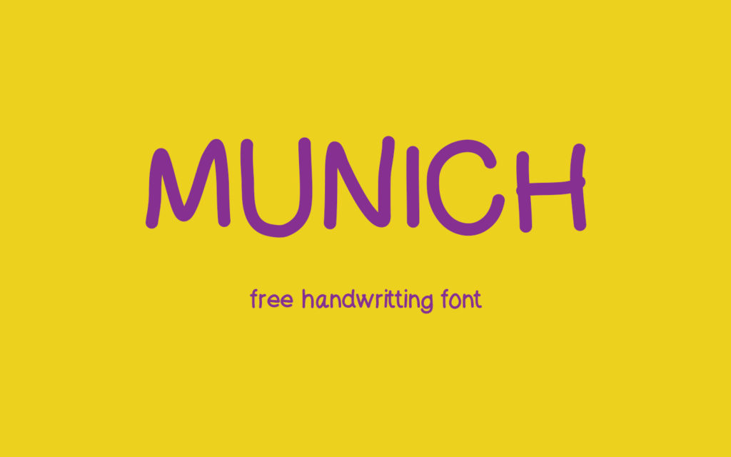 Free Font: Munich › FreeTypography